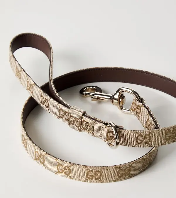 Gucci Gg Canvas Dog Leash