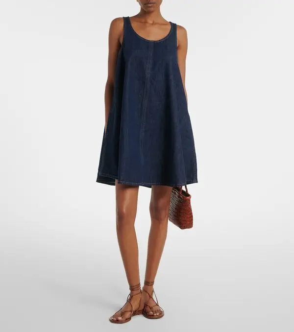 FRAME Skipper Denim Mini Dress