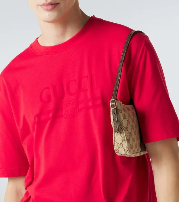Gucci Logo Cotton-blend Jersey T-shirt