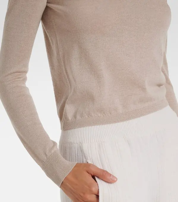 Eleventy Mockneck Wool-blend Sweater