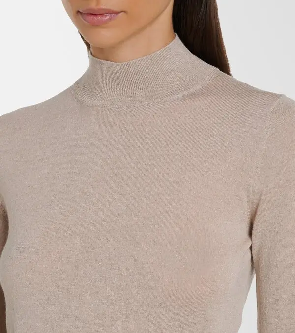 Eleventy Mockneck Wool-blend Sweater