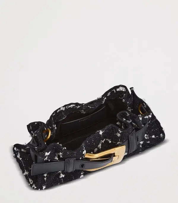 Balmain Mini Tweed Anthem Shoulder Bag