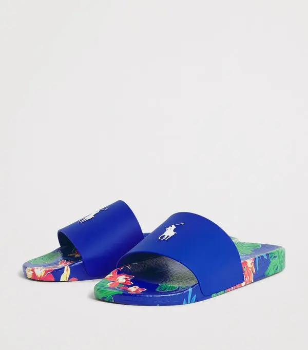 Polo Ralph Lauren Tropical Polo Pony Slides