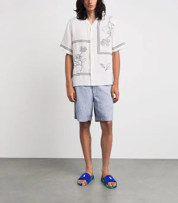 Polo Ralph Lauren Tropical Polo Pony Slides