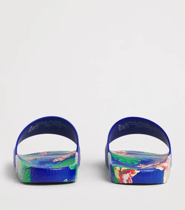 Polo Ralph Lauren Tropical Polo Pony Slides