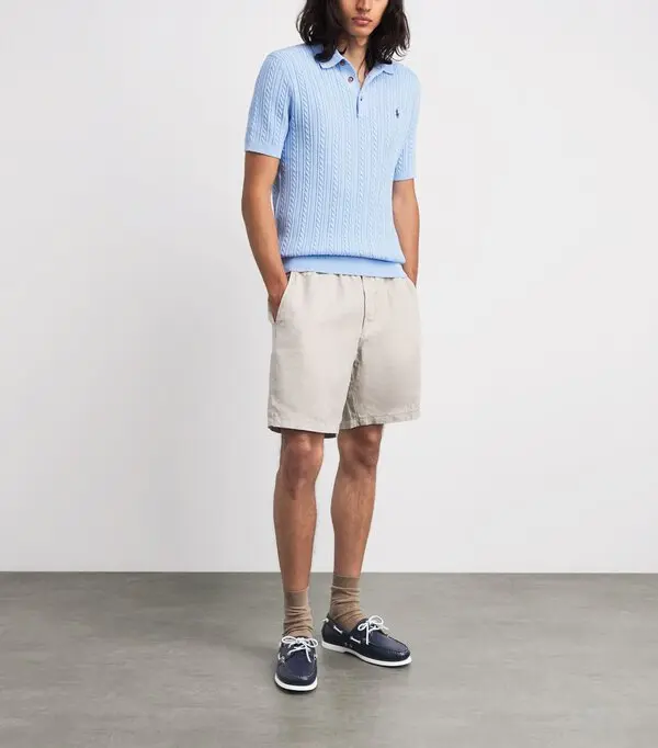Polo Ralph Lauren Merton Leather Boat Shoes - Navy