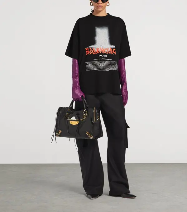 Balenciaga Cotton Printed T-shirt