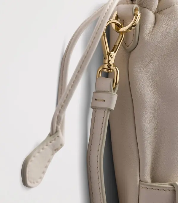 Prada Nappa Leather Drawstring Pouch