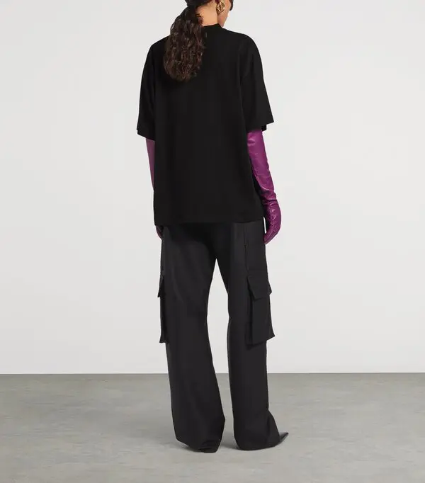 Balenciaga Cotton T-shirt With Graphic Print