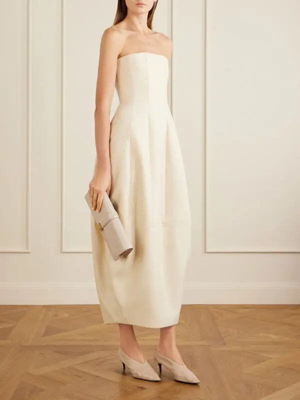 Khaite Miriam Leather Pumps - Neutrals