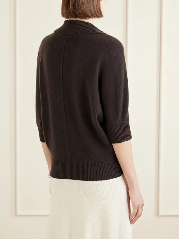 Proenza Schouler Vella Cashmere Polo Sweater