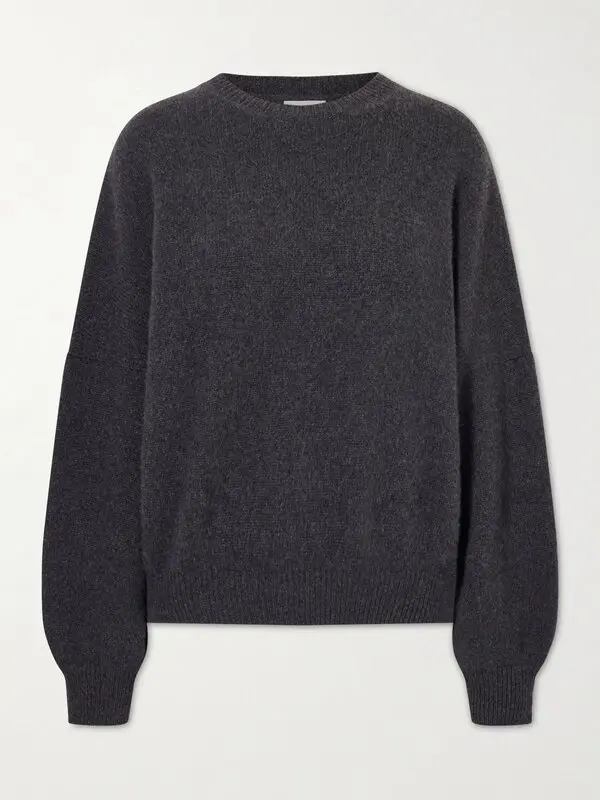 Khaite Margaux Cashmere Sweater - Gray