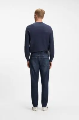 BOSS Tapered-fit Jeans With Stretch Cotton