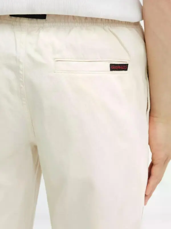 Gramicci Belted Straight-leg Trousers - Neutrals