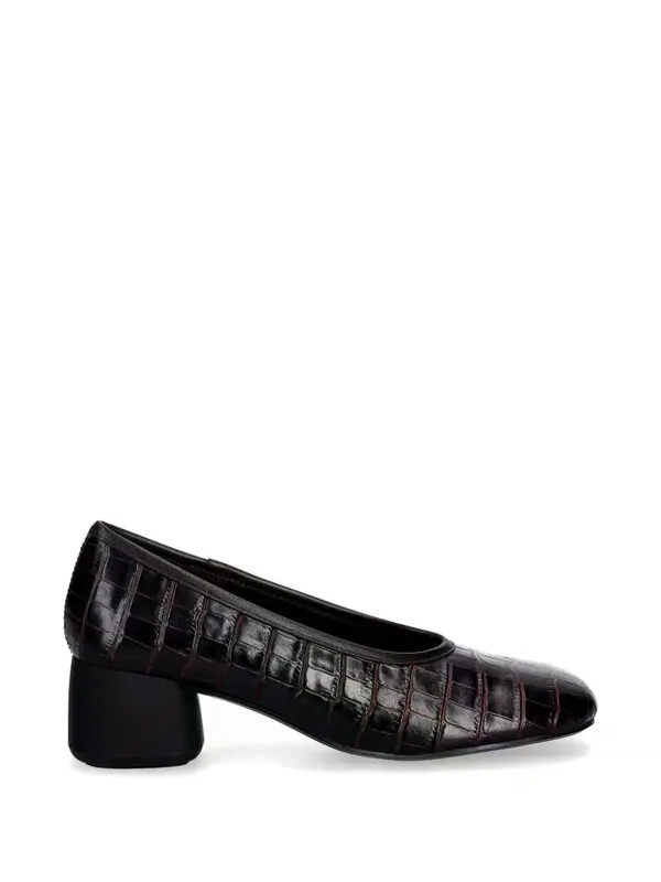 VAGABOND SHOEMAKERS Livia Croc-effect Block-heel Pumps