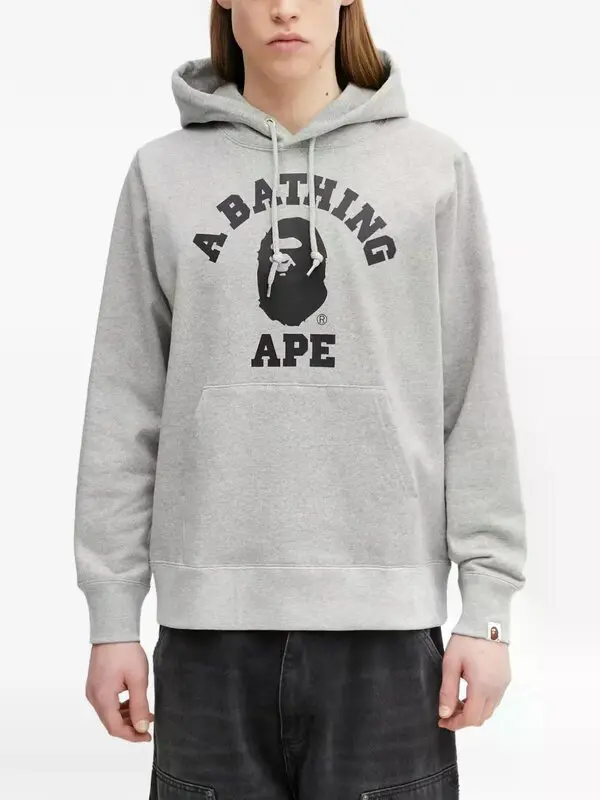A BATHING APE College Logo Hoodie