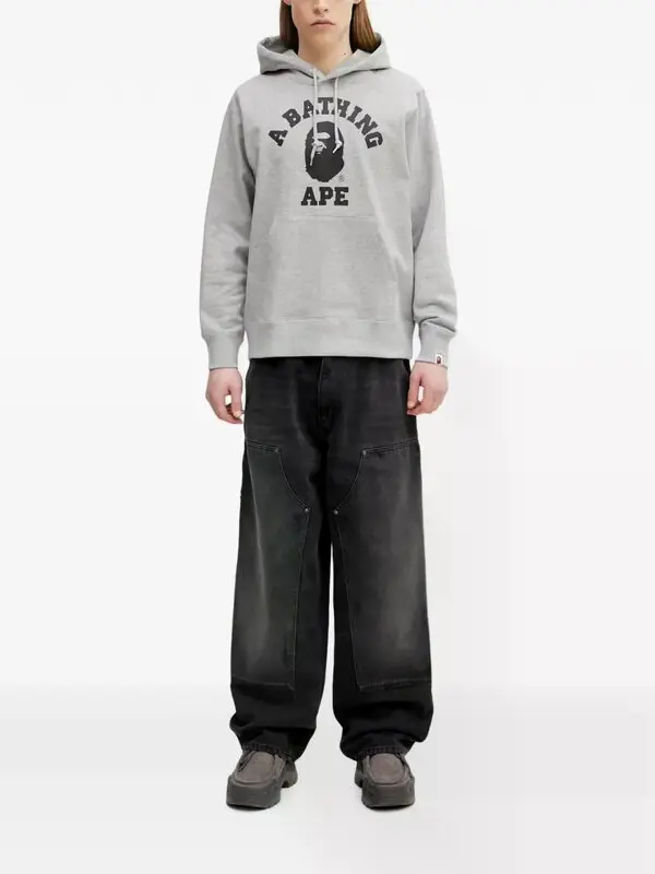 A BATHING APE College Logo Hoodie