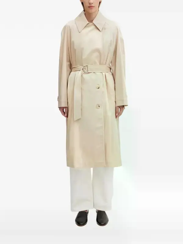 Lacoste Double-breasted Belted Trench Coat