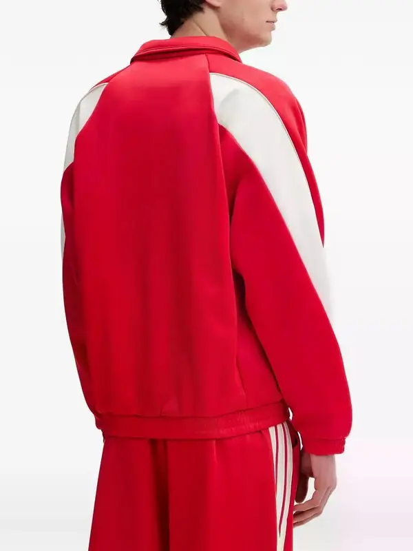 Adidas Stadium Colour-block Logo-print Jacket