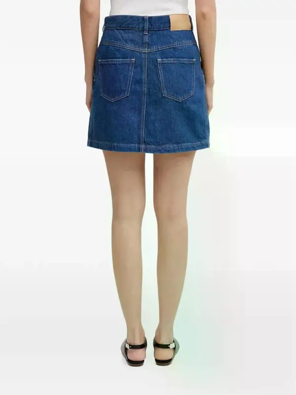 Maison Kitsuné Logo-patch Mini Skirt