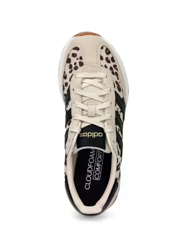 Adidas Leopard Print Cloudfoam Sneakers