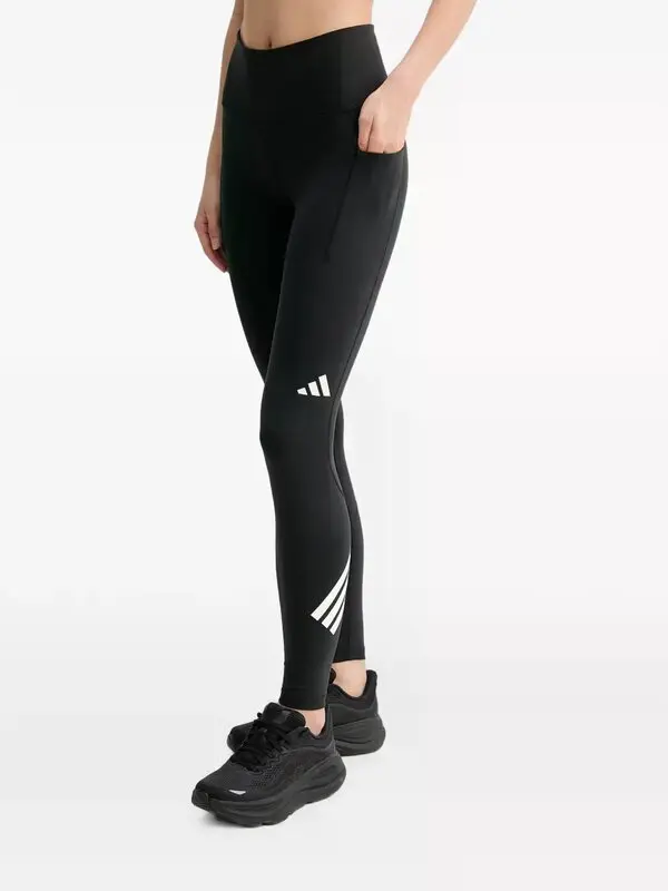Adidas Logo-print Panelled Leggings