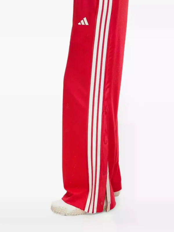 Adidas Mesh-knit Stripe Detail Track Pants