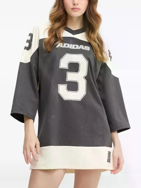 Adidas Logo Print Mini Dress