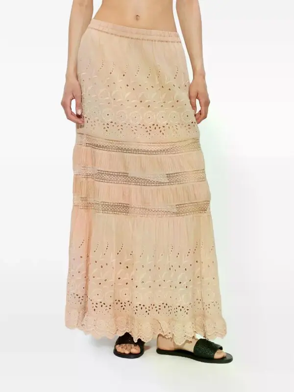 ALLSAINTS Camille Embroidered Maxi Skirt
