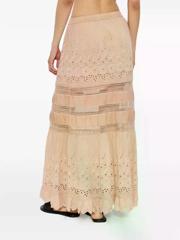 ALLSAINTS Camille Embroidered Maxi Skirt