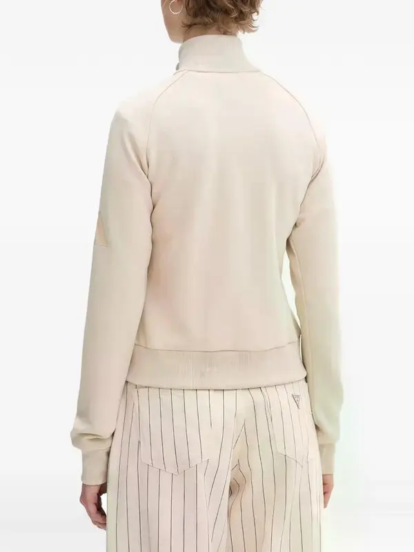 Adidas Soft Luz Logo-patch Zip-up Sweatshirt