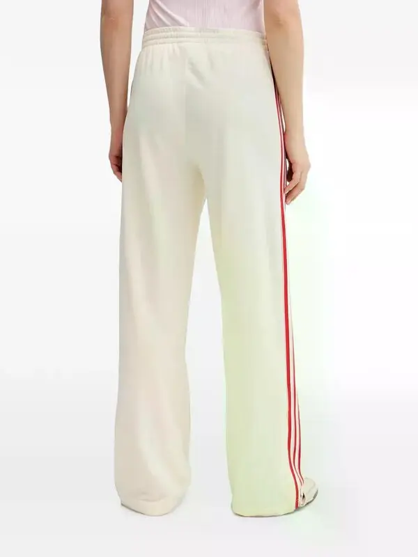 Adidas Firebird Heart-embroidered Track Pants - Neutrals