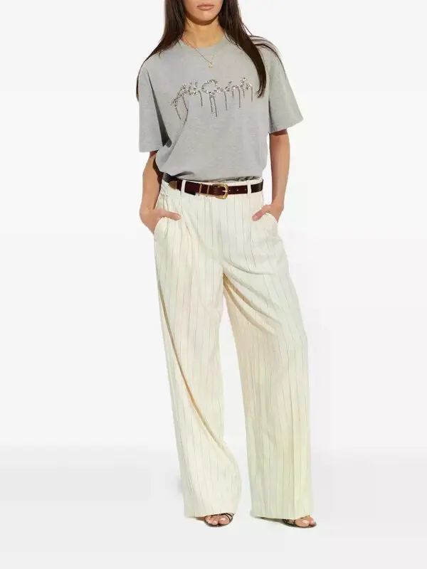 ALLSAINTS Sequin Embellished Logo T-shirt