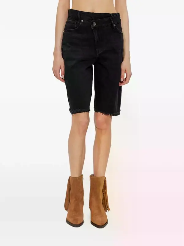 ALLSAINTS Distressed Raw-hem Shorts