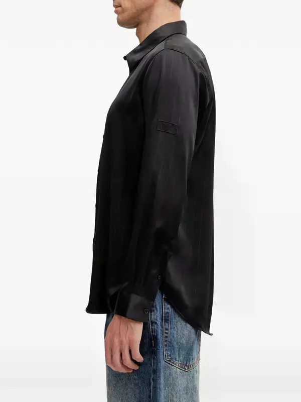 Martine Rose Pinstripe-pattern Long-sleeve Shirt