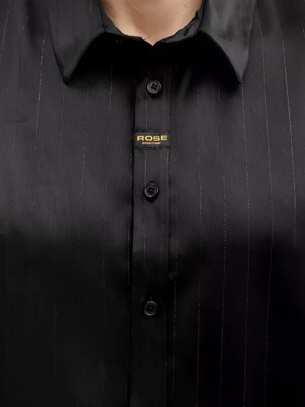 Martine Rose Pinstripe-pattern Long-sleeve Shirt