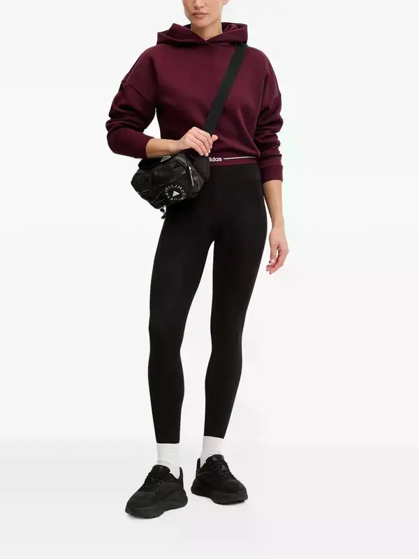 Adidas Logo Waistband Cropped Hoodie