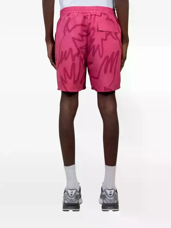 PARRA Birds Fly Free" Swim Shorts