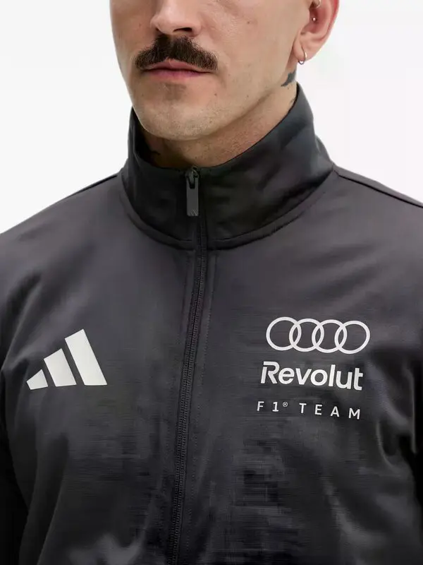 Adidas Audi F1 Team Logo-print Zip-up Jacket