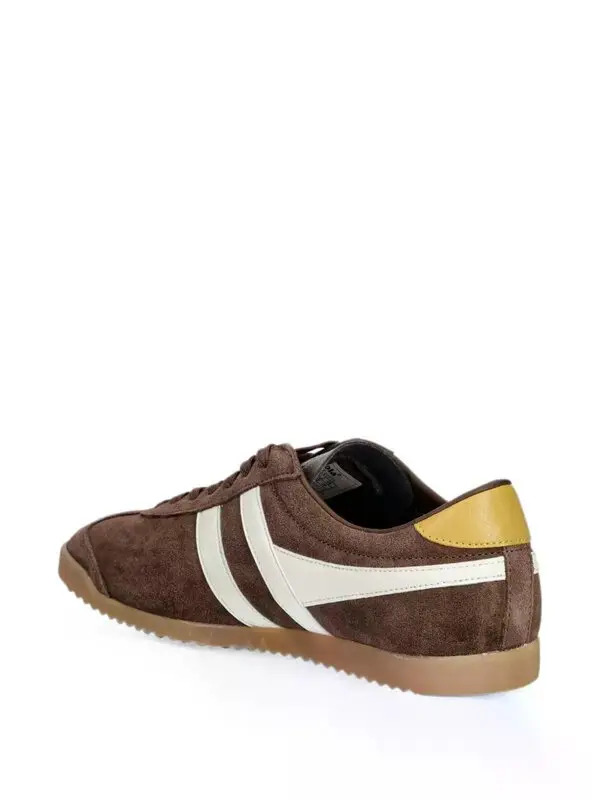 Gola Suede-finish Logo-print Sneakers - Brown
