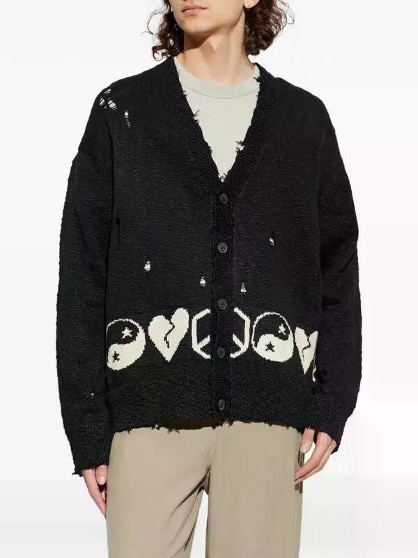 ALLSAINTS Tabua Distressed Cardigan