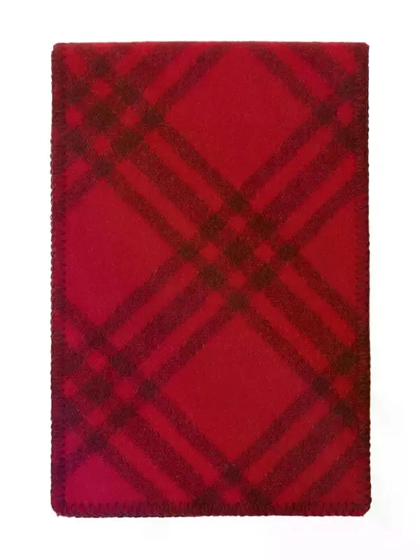 Burberry Vintage Check Wool Scarf - Red