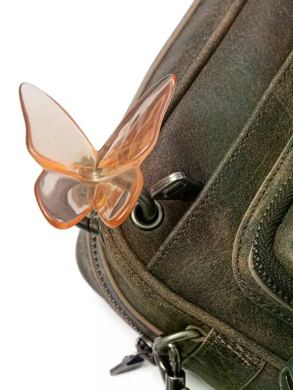 Andersson Bell Butterfly Multi-pocket Shoulder Bag - Brown