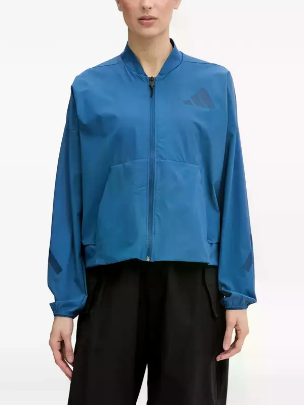 Adidas Zne Logo-print Zip-up Jacket
