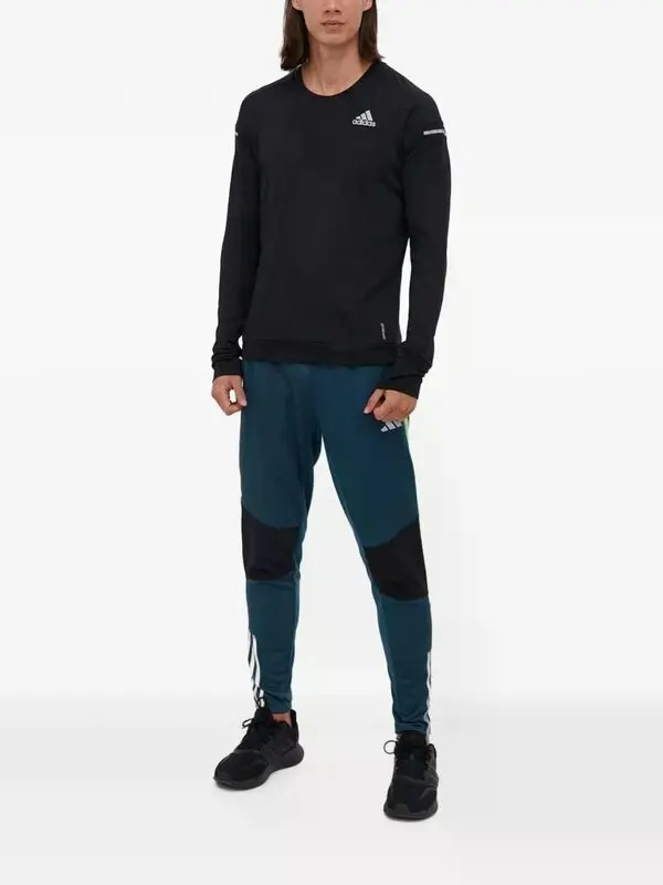 Adidas Logo-print Panelled Track Pants