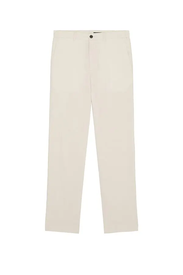 Theory Standard Pant In Good Linen - Silver Cloud