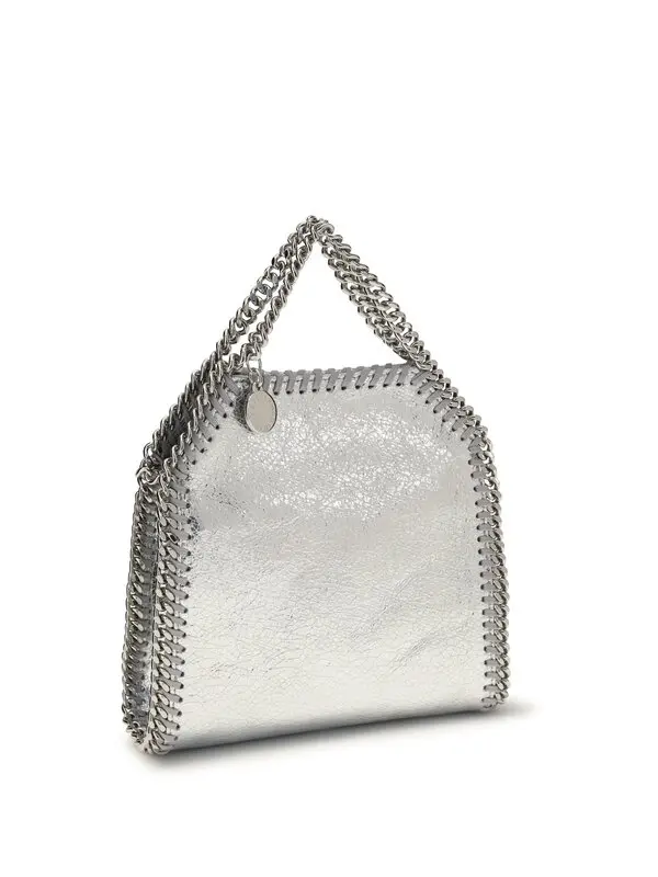 Stella McCartney Metallic Falabella Handbag - Silver