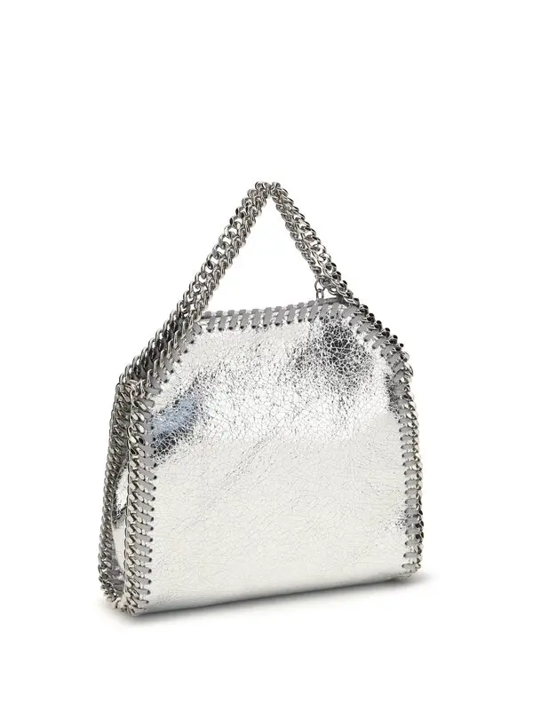 Stella McCartney Metallic Falabella Handbag - Silver