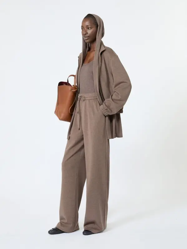 Max Mara Silk-blend Jersey Sweatshirt