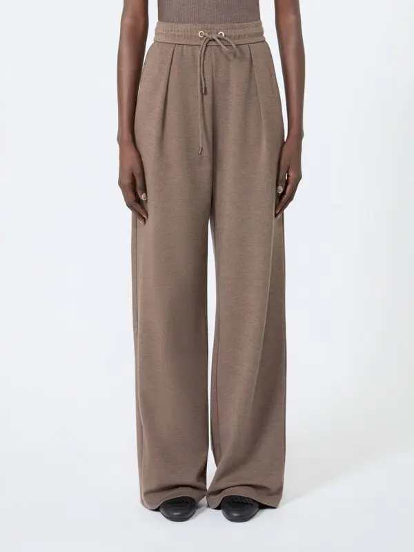 Max Mara Jersey And Cotton Trousers